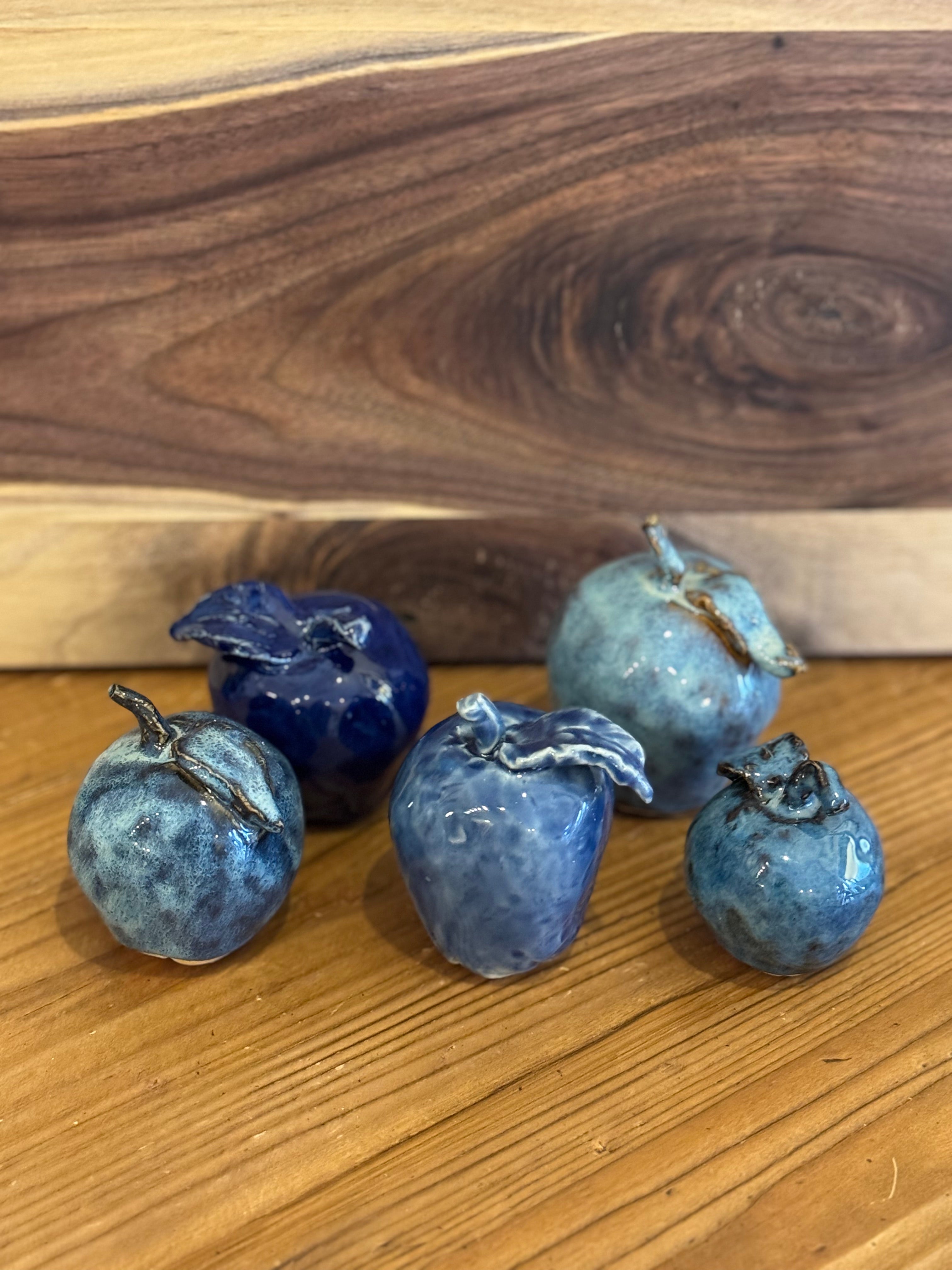 Blue Apples - Handbuilt Pottery – South & Pine