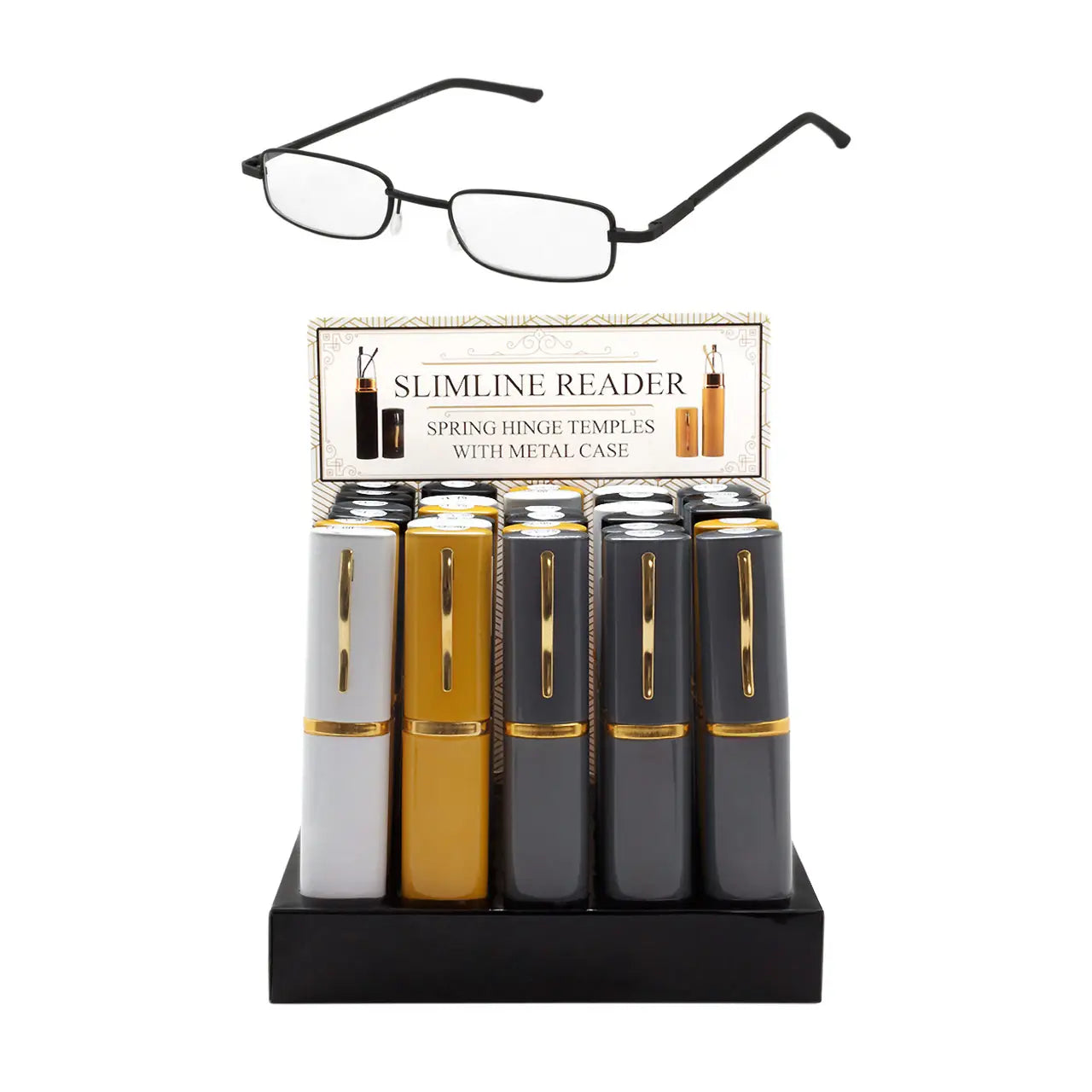 Slimline Readers in Case (Various Colors and Strengths) – South & Pine
