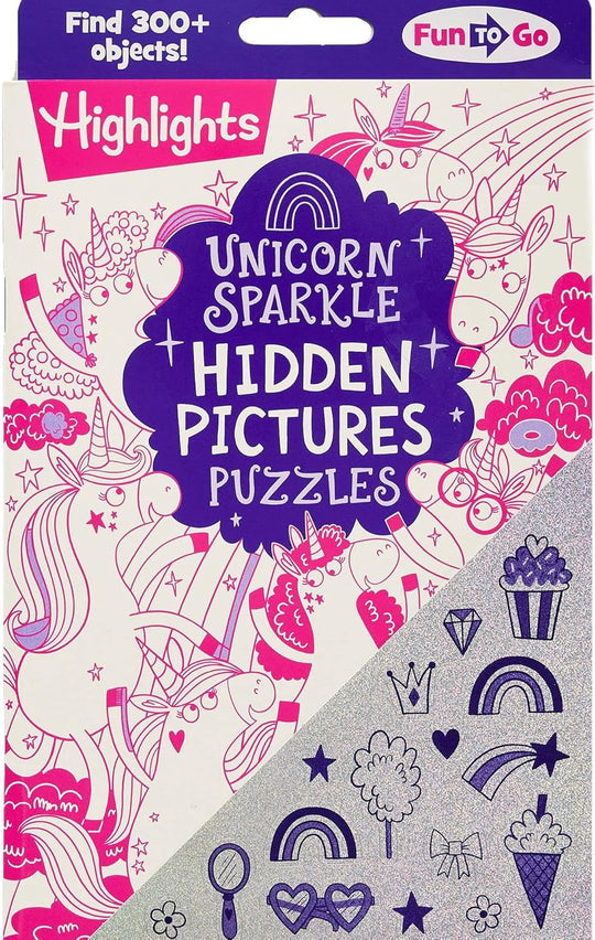 Unicorn Sparkle Hidden Pictures Puzzles – South & Pine and Blue Apple Books